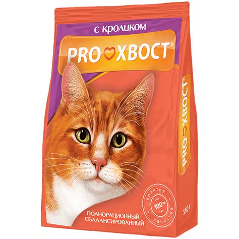 ПроХвост 350г корм д кошек кролик 1 шт ТК Источник ТК Источник