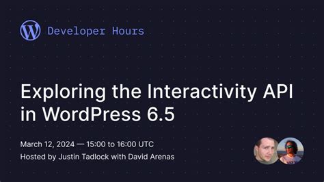 Nick Diego On Linkedin Next Week Justin Tadlock And David Arenas Will
