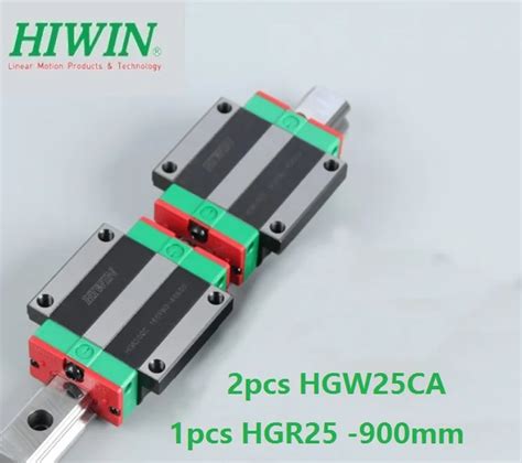 Pcs Original Hiwin Linear Rail Guide HGR L Mm Pcs HGW CA HGW CC Flanged Carriage