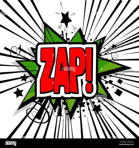 Zap Speech Stock Vector Images Alamy