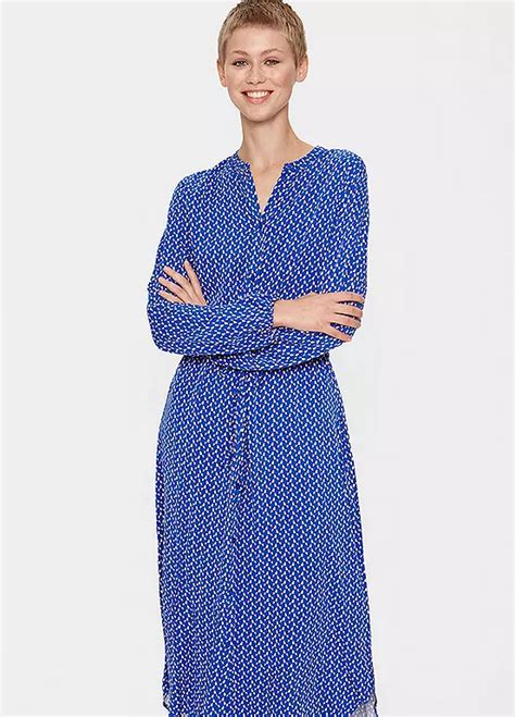 Saint Tropez Ilga Long Sleeves Midi Dress Kaleidoscope