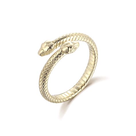 Pythons Embrace Ring Gold Or Silver Mens Snake Ring Lirys Jewelry