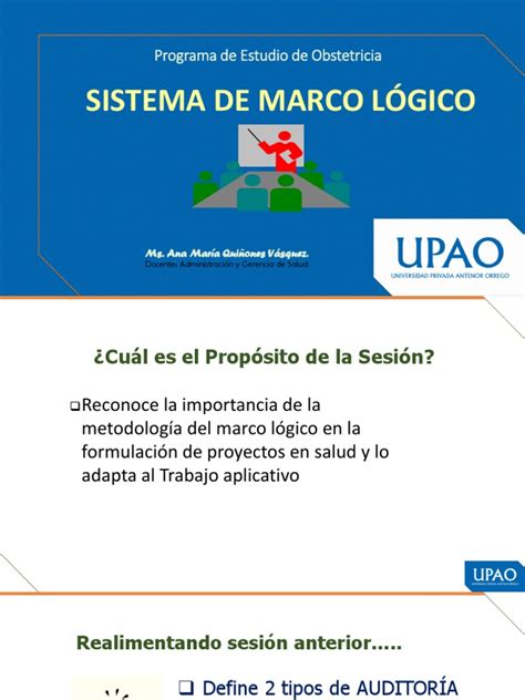 Sem 13 Sistema De Marco Logico Pdf Presupuesto
