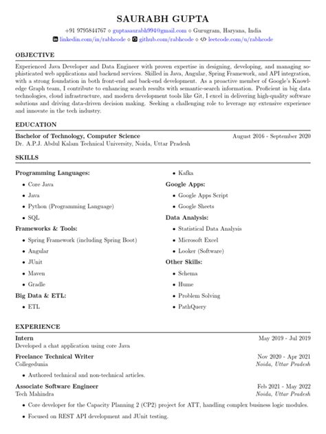 Resume July Pdf Apache Hadoop Cloud Computing