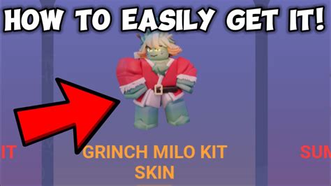 How To Get The New Grinch Milo Kit Skin In Roblox Bedwars Tutorial