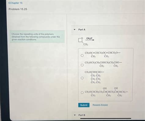 Solved Choose The Repeating Units Of The Polymers Obtained