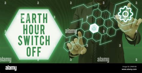 Conceptual Display Earth Hour Switch Off Word For The Lights Out Event