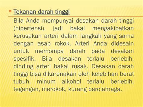 Mengenal Apa Itu Aterosklerosis Terapi Dan Cara Pencegahannyapptx