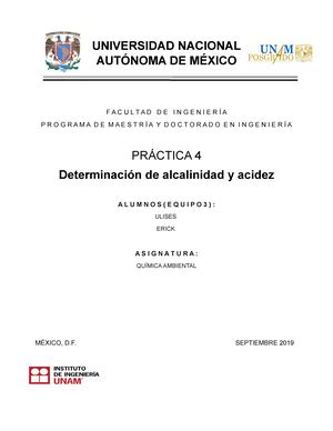 Formato de reporte de prácticas 2022 1 Facultad de Química