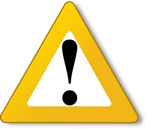 Assinar Triângulo Cuidado Gráfico Vetorial Grátis No Pixabay