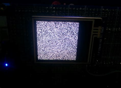 Techniques For Drawing Snow Static On TFT Without Tearing Displays Arduino Forum
