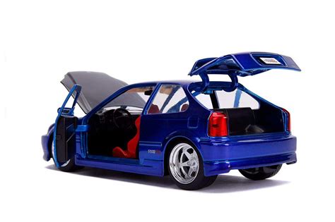 HONDA CIVIC EK TYPE R JDM AZUL Miniaturas colecionáveis para a sua loja