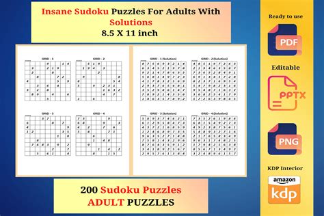 Very Hard Sudoku Puzzles For Adults Graphic By Ben S Style Creative Fabrica