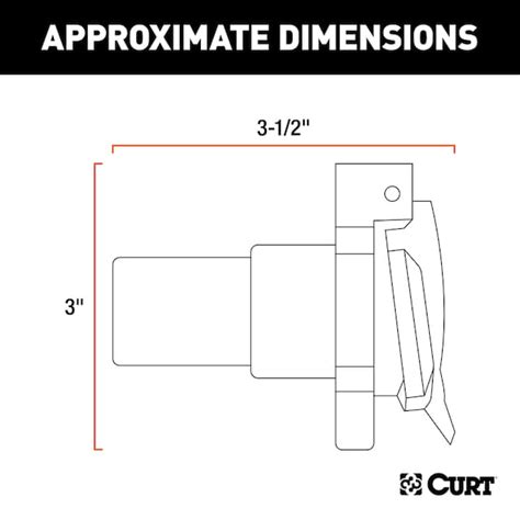 Curt Oe 7 Way Rv Blade Socket Replacement Socket Canadian Tire