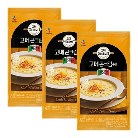 씨제이 고메 콘크림 수프 1816g X 4 X 3 코스트코 코리아