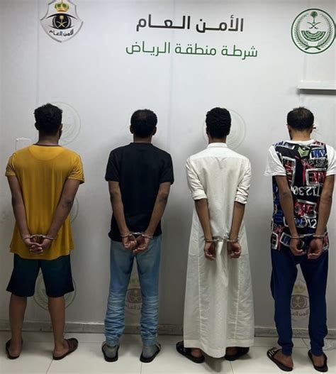 جريدة الرياض القبض على 4 مواطنين في الرياض لارتكابهم حوادث جنائية