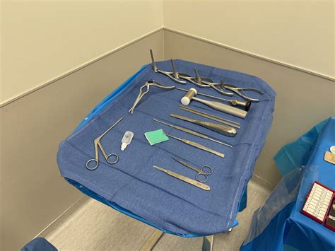 Septoplasty Mayo Stand And Back Table Setup Cstsetup