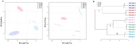 chemometric analyses for the gc ms data a principal components