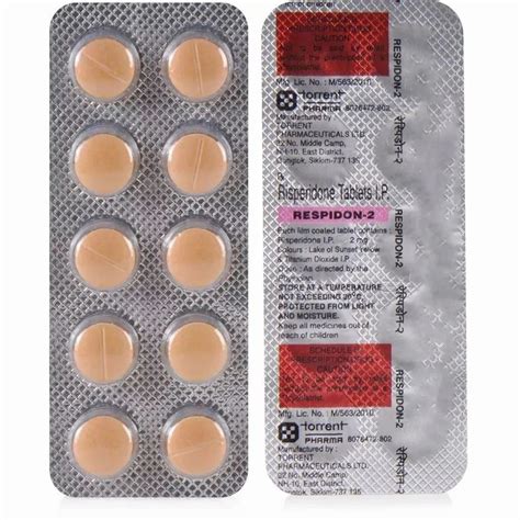 Respidon Tablets 4 Mg At ₹ 91stripe रिसपेरीडोन टैबलेट In Nagpur Id 2854231124133