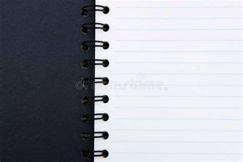 Empty Blank Ring Spiral Notepad Two Pages Stock Photo Image Of Homework Message