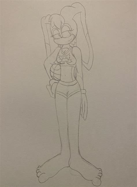 Vanilla In Lola Bunnys Basketball Uniform By Maxiethefox2005 On Deviantart