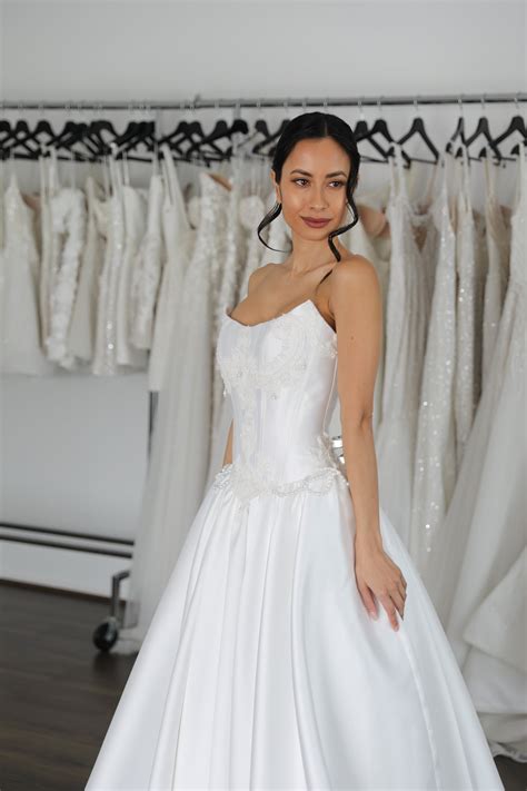 Drop Waist Ball Gown Wedding Dress 60 Photos
