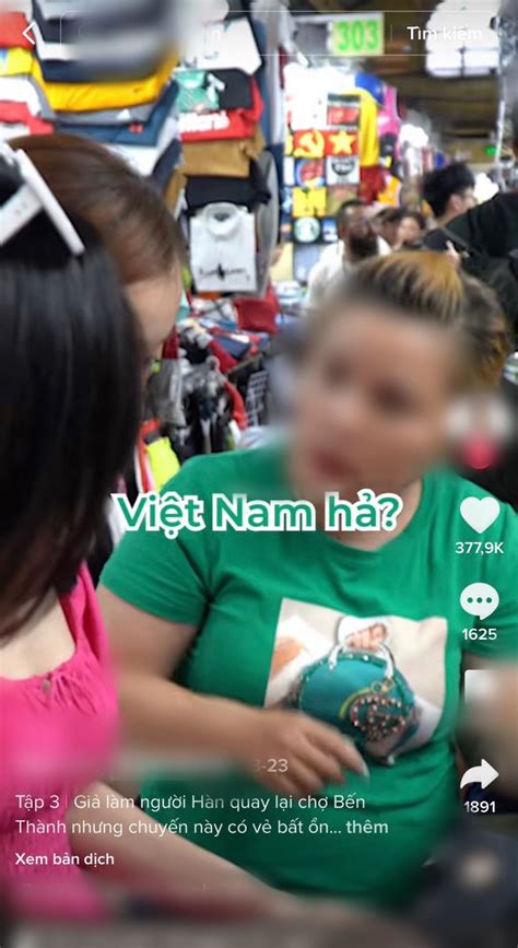 Tranh Cãi Tiktoker đóng Giả Người Nước Ngoài Mua Hàng ở Chợ Bến Thành
