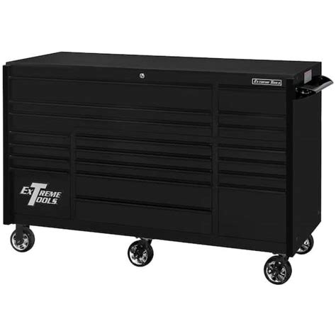 Extreme Tools 72 In 19 Drawer Roller Cabinet Tool Chest In Matte Black
