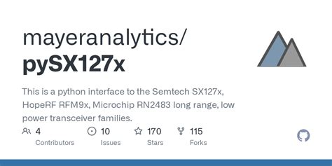 Github Mayeranalytics Pysx127x This Is A Python Interface To The