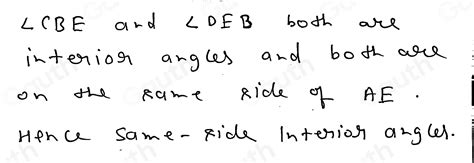 Solved What Angle Relation Hip Describes Angles Cbe And Deb Alternate