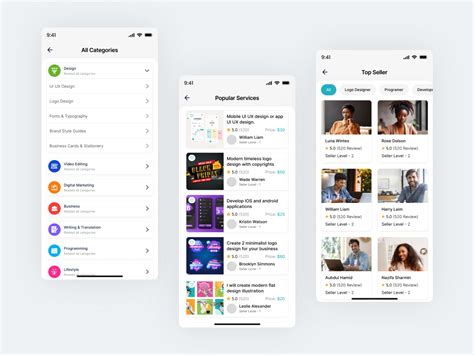 Freelancing App Ui Design By Mohammed Shaikh On Dribbble