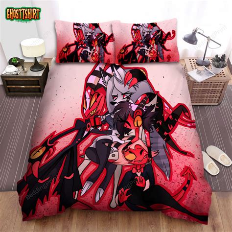 Helluva Boss Movie Art 2 Bed Sheets Duvet Cover Bedding Set