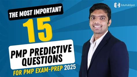 Eduhubspot On Linkedin The Most Important Pmp Predictive Questions For