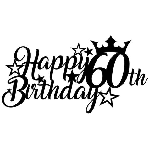 60 Geburtstag  Vektoren Und Illustrationen Zum Kostenlosen Download