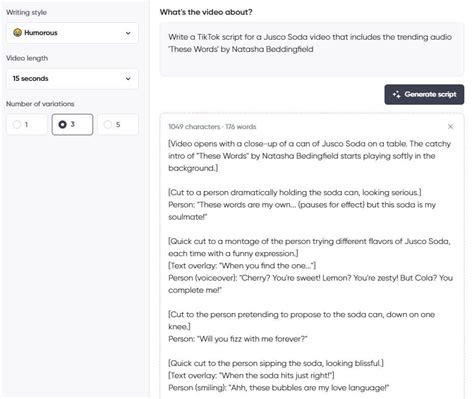 Ai Tiktok Script Generator Free Tool Planable