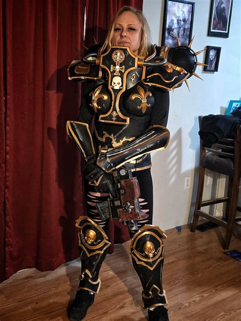 Ss Sister Of Battle Cosplay From Warhammer 40k