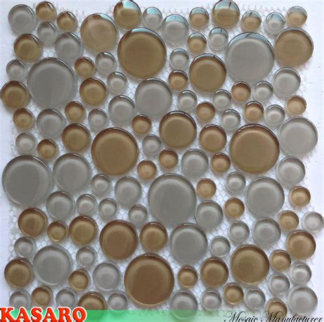 Colorful Round Glass Mosaic Circle Glass Mosaic Tile Round Tile