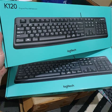 Logitech K Keyboard Komputer Usb Original Resmi On Carousell
