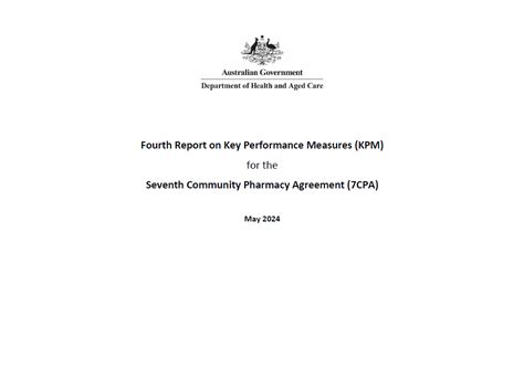 Fourth Report On Key Performance Measures For The Seventh Community