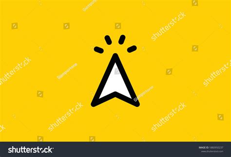 Arrow Clicking Icon Mouse Pointer Vector Stock Vector Royalty Free Shutterstock