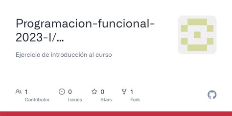 Github Programacion Funcional 2023 Iejerciciointroduccion Ejercicio De Introducción Al Curso