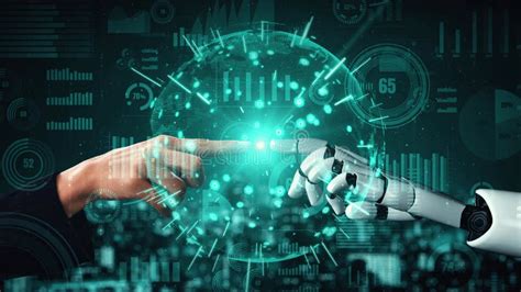 Mlp Futuristic Robot Artificial Intelligence Enlightening Ai Technology Concept Stock Footage