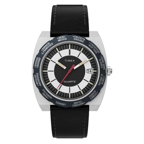 Timex World Time Reissue 39mm Tw2v695 Chez Maman Montres