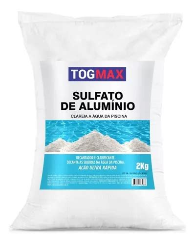 Sulfato De Alumínio Hidroazul 2kg Decantação Profissional Mercadolivre