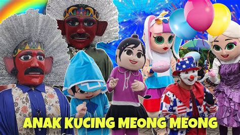 Ondel Ondel VS Badut Lucu Joget Anak Kucing Meong Meong Ondel Ondel Betawi YouTube