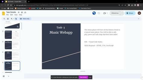 Abhishek Jagtap On Linkedin Syncintern Webdevelopment Htmlcssjs Musicplayer