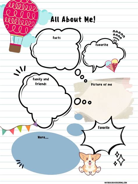 Free All About Me Poster Natural Beach Living