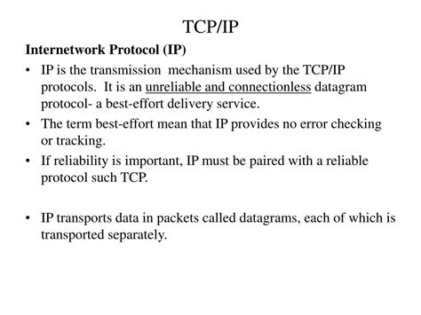 PPT TCP IP PowerPoint Presentation Free Download ID 4761361