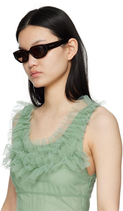 Vogue Eyewear Tortoiseshell Hailey Bieber Edition Hexagonal Sunglasses