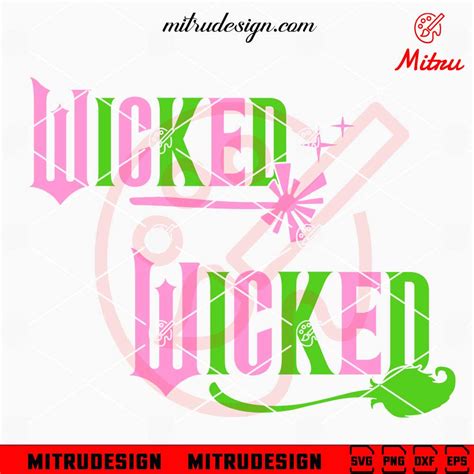 Wicked Movie Broom And Wand Svg Glinda Svg Elphaba Svg Png Dxf Eps